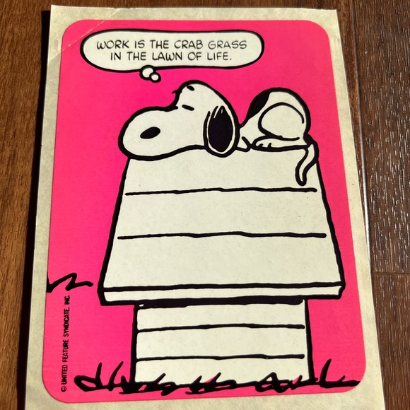 Peanuts | Other | Peanuts Snoopy The Dog Dont Do A Lot Of Barking Sleep ...